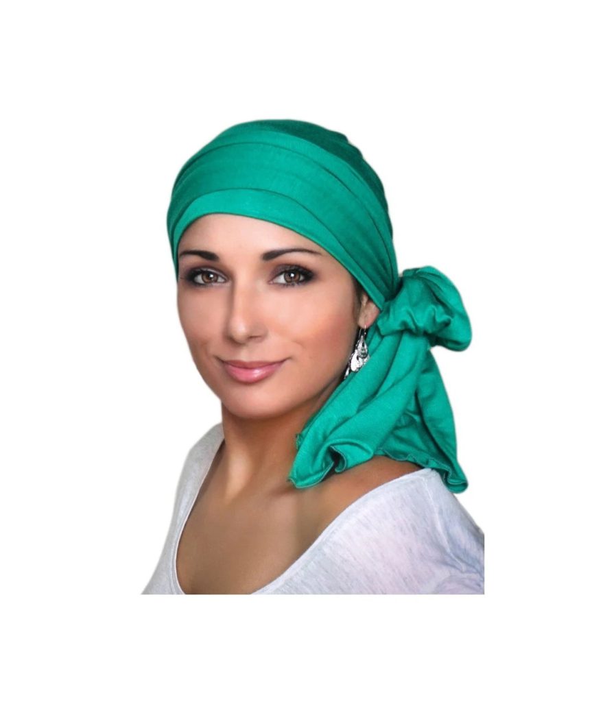 TURBAN DIVA EMERALD GREEN | The Pink Lily